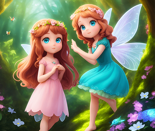 Free Little Fairies Sliding Puzzle - kiddoworksheets