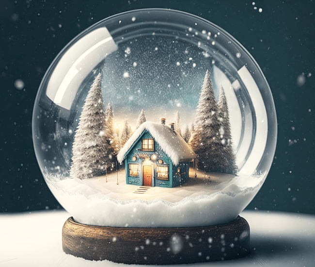 Free Snow Globe Sliding Puzzle - kiddoworksheets