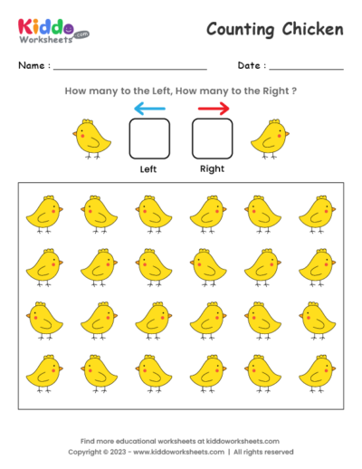 Free Printable Counting Worksheets - kiddoworksheets
