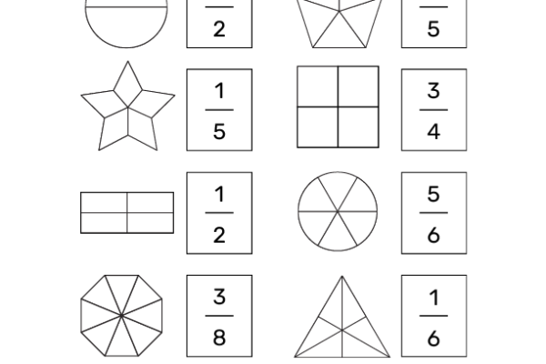 Fractions worksheets Grade 3 - kiddoworksheets