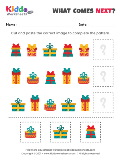Free Printable Patterns Worksheets - kiddoworksheets